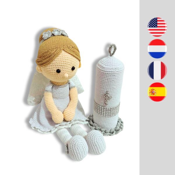 Lola, First Communion Edition crochet pattern - Craftygenesindonesia