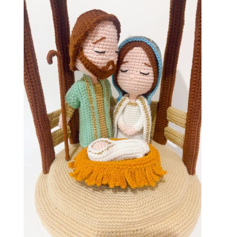 The Holy Night Nativity Set crochet pattern - Craftygenesindonesia